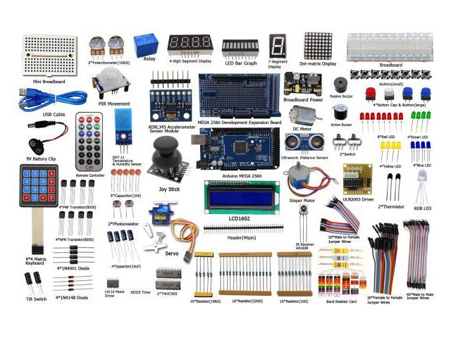 Elektronički starter set ADEEPT za ARDUINO MEGA2560, Adeept, ADA010 ...